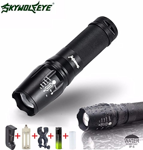 DEESEE(TM) Flashlight G700 LED Zoom Flashlight X800 Military Lumitact ...