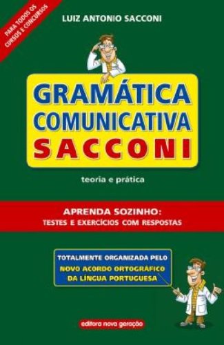 Gramatica Comunicativa Sacconi - Teoria E Pratica - Ensino Medio ...