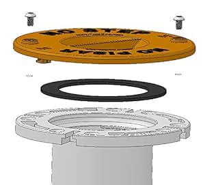 Toilet (Water Closet) Flange Cover & Seal - - Amazon.com