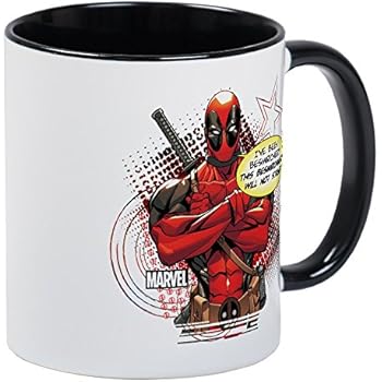 Amazon.com | Deadpool Molded Mug (Marvel Officially Licensed ): Coffee ...