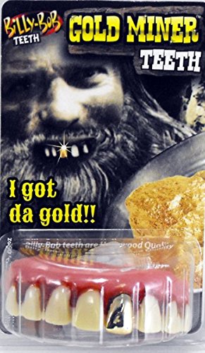 Billy-Bob Billy Bob Gold Teeth 1 Pair, Style May Vary