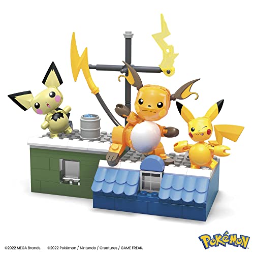 Mega Pokemon HKT23 Evolution Pikachu Construction Set with 3 ...