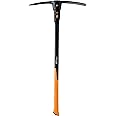 Amazon.com: Fiskars Pro IsoCore Dual-Ended Pickaxe and Hoe with Shock ...