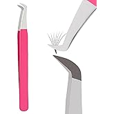 Amazon.com: My Lash Tools Fiber Tip Lash Tweezers for Eyelash Extensions Pro Lash Tech Tweezer ...