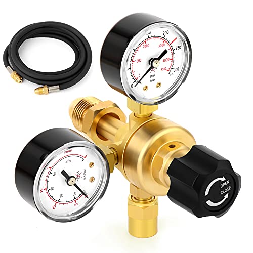 MEANLIN MEASURE Argon CO2 Regulators Gauges Gas Welding Regulator ...