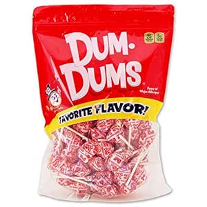 Amazon.com : Dum Dums 1 lb tub Fruit Punch flavor : Grocery & Gourmet Food