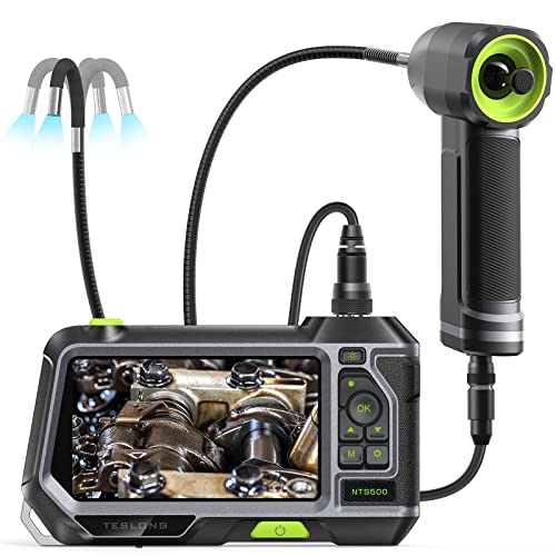 360 Articulating Borescope with 5''Monitor, Teslong Mechanics ...