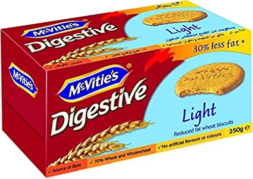 McVities Digestive Light - 250 g price in Egypt | Amazon Egypt | kanbkam