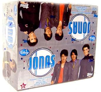 Amazon.com: Topps Disney Jonas Brothers Trading Cards and Stickers Box ...