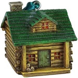 Amazon.com: Wilcor Log Cabin Ornament : Home & Kitchen