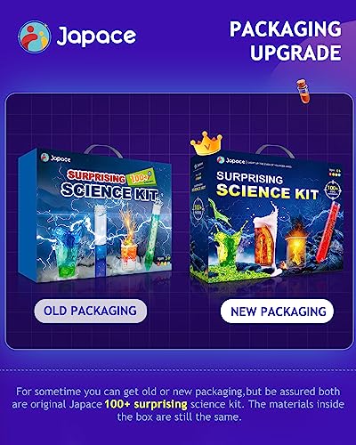 Japace 100+ Experiments Science Kit for Kids Age 4-12 Year Old, Cool ...