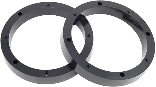 Amazon.com: 1 Pair 8.5" Plastic Speaker Spacer Rings - Subwoofer Mid ...