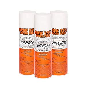 Amazon.com : Clippercide Spray For Clippers 12 oz. (3-Pack) with Free ...