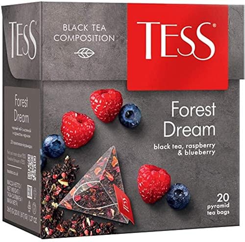 Tess Forest Dream Black Tea Composition Raspberry and Blueberry Leaf ...