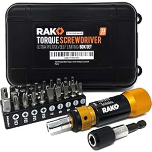 RAK Precision Mini Torque Screwdriver Wrench Set - Extremely Accurate ...