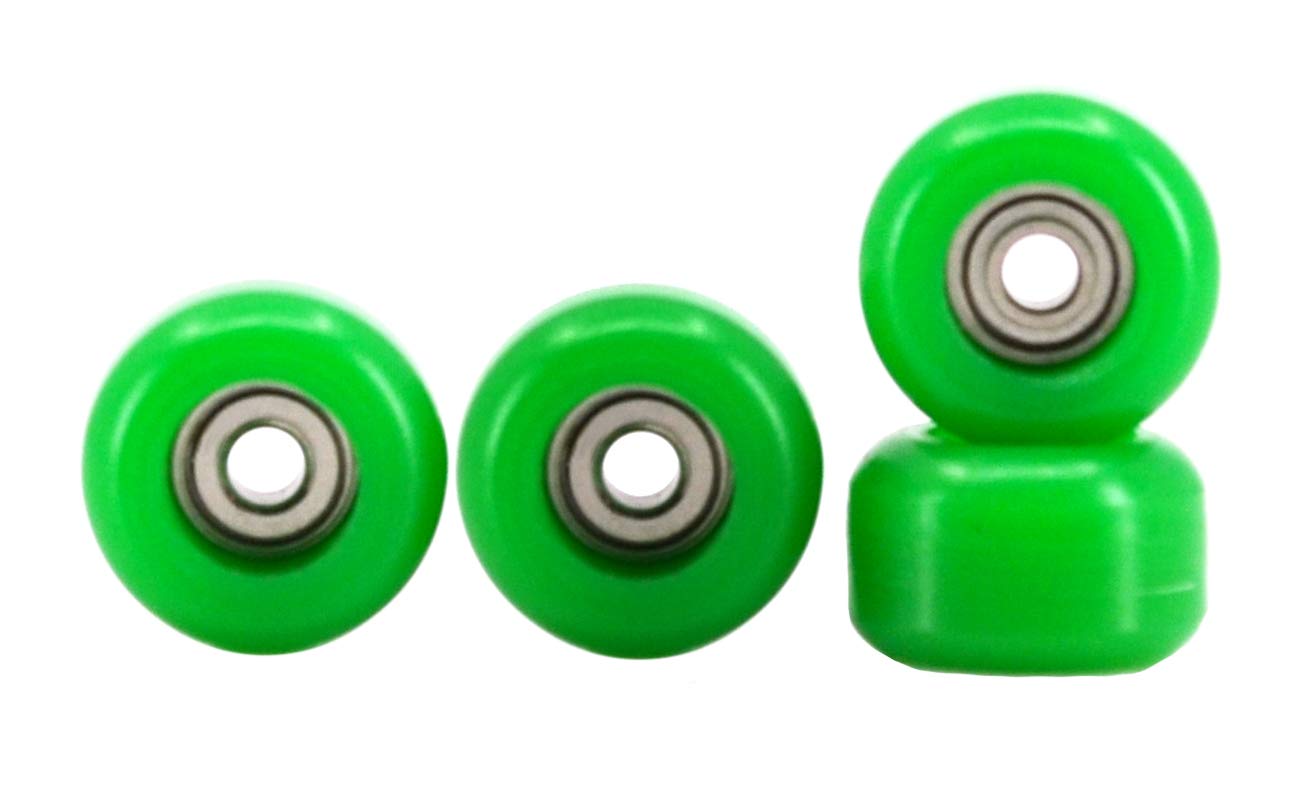 Mua CNC Polyurethane Fingerboard Bearing Wheels, Green - Set of 4 ...