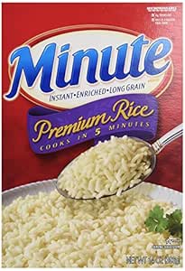 Amazon.com : Riviana-River Rice Minute Premium Rice, 14 oz : White Rice ...