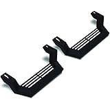 Amazon.com: Lund 26410019 Black Steel Rock Rails for 2007-2018 Jeep ...