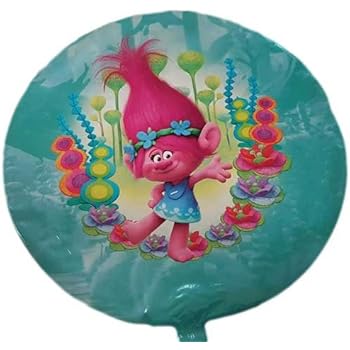 Amazon.com: 1 x Trolls Poppy Shape 43" x 21"/109 cm x 53 cm Foil ...