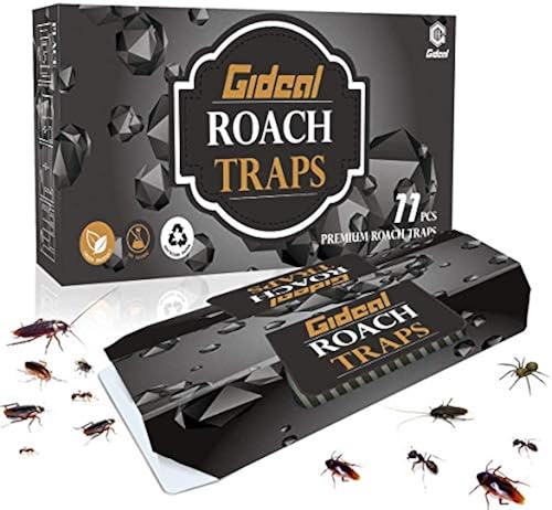 11 Pack Roach Killer Indoor Infestation - Gideal Roach Traps with Bait, Cockroach Killer Indoor ...