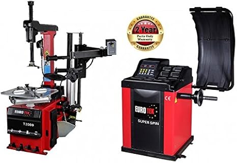 EUROTEK package T2000 Pro Tyre Changer Superspin Balancer: Amazon.co.uk ...