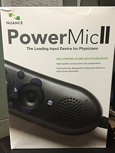 Dictaphone Nuance PowerMic II Speech Recognition Hand Microphone with ...
