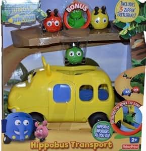 Amazon.com: Disney Jr. Jungle Junction Hippobus Transport: Toys & Games