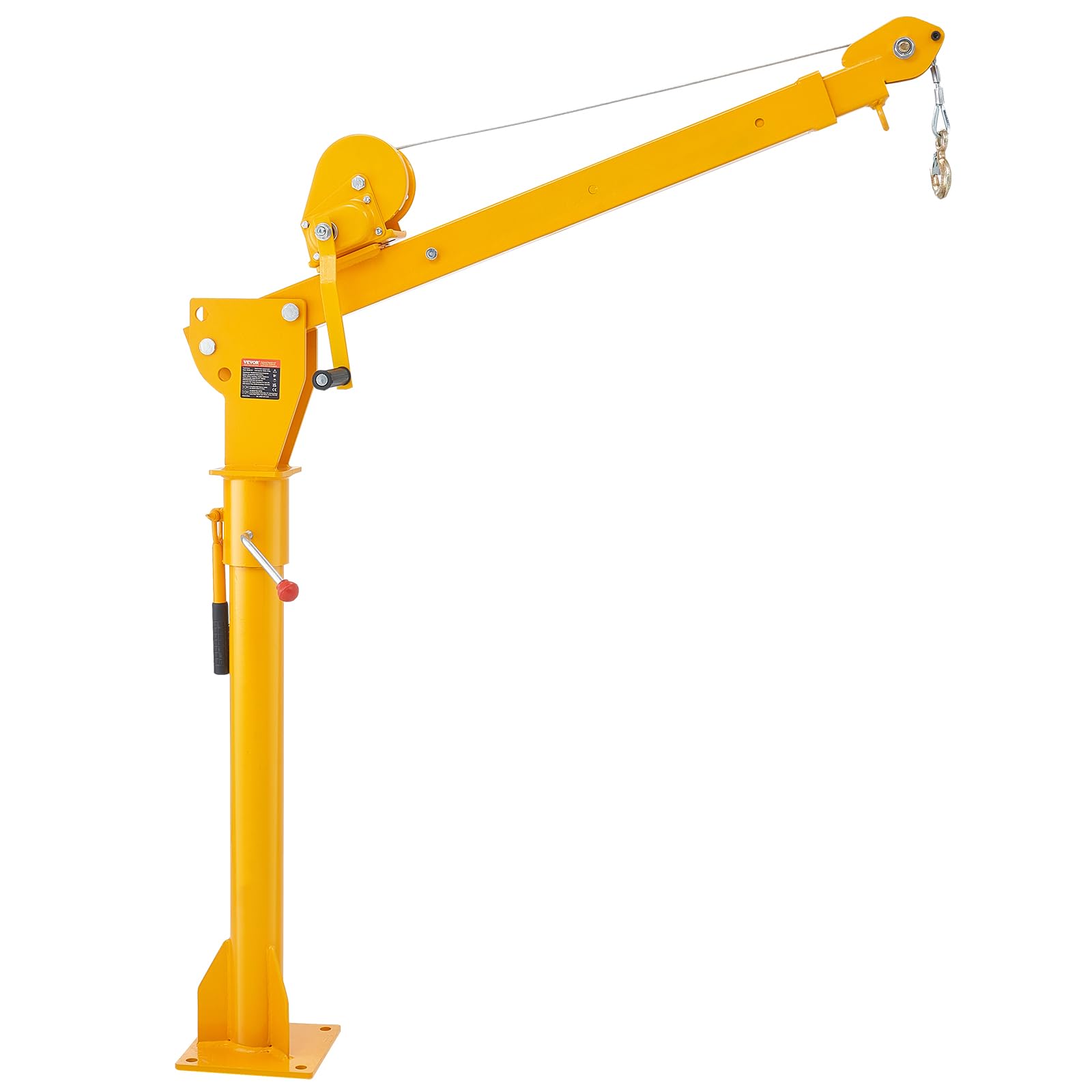 VEVOR Pickup Truck Crane with 1100 lbs Manual Winch, Folding Truck ...