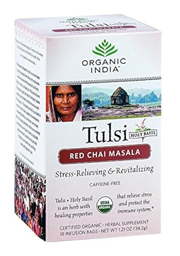 Organic India Tea Tulsi Red Chai Masala in Saudi Arabia | Whizz Tea ...