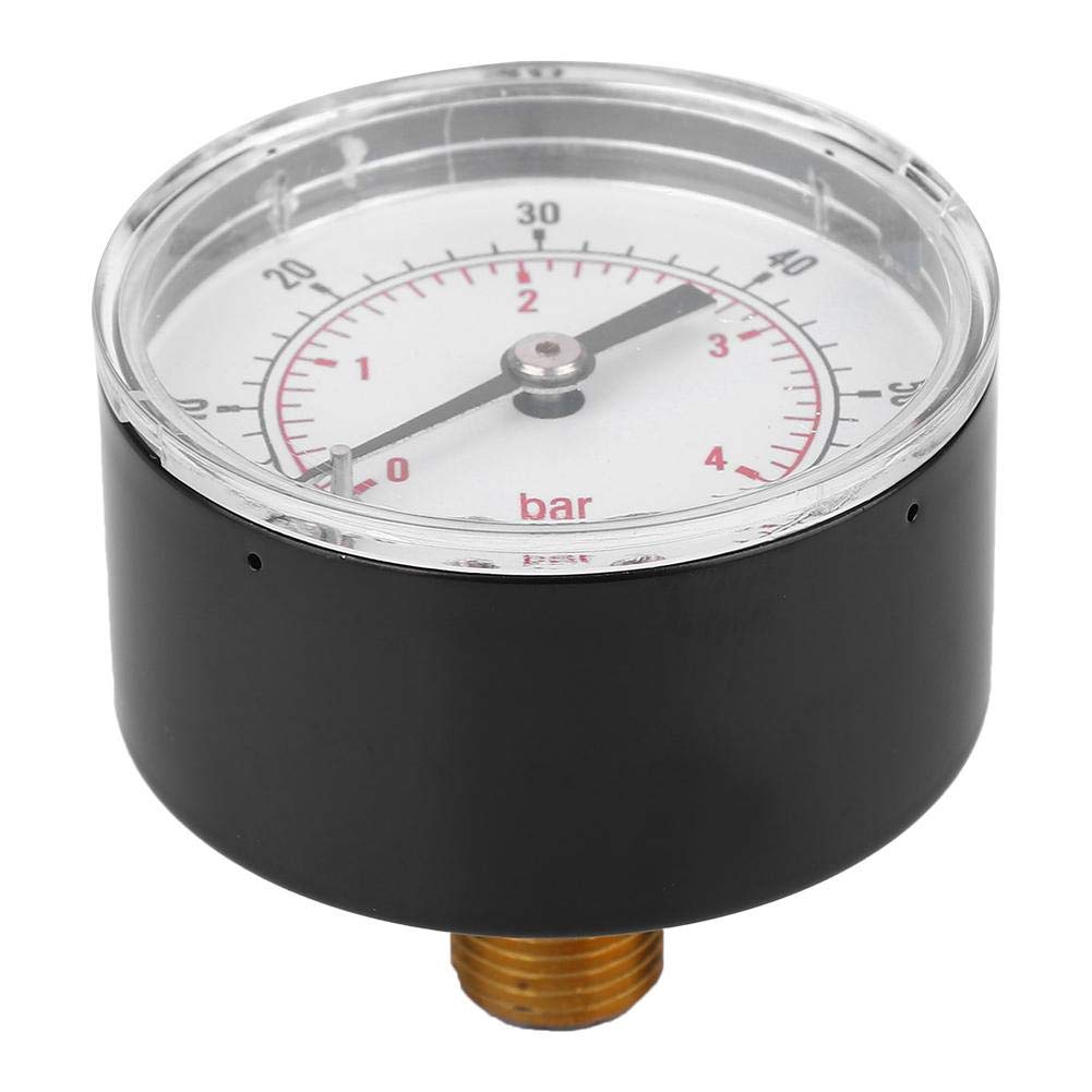 Dual Scale Pressure Gauge, 50mm Dial Display, 1/4 BSPT Back Connection ...