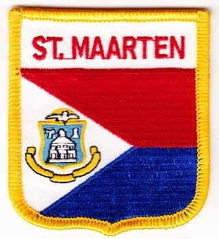 Amazon.com: Flagline St. Maarten - Country Shield Patch: Garden & Outdoor