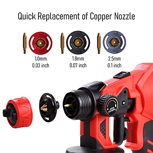 CANOPUS Airless Paint Sprayer, Paint Spray Gun, Portable, 550W Electric ...