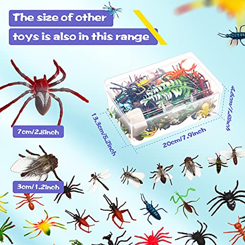 Fake Bugs Toy Assorted Play Bugs Insect Toys Figures Mini Realistic ...