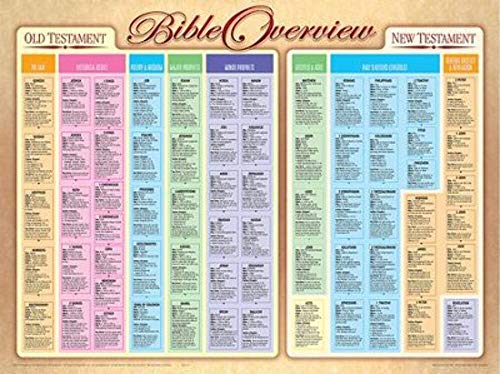 Bible Overview Wall Chart (Bible Overview Chart): Research, RW ...