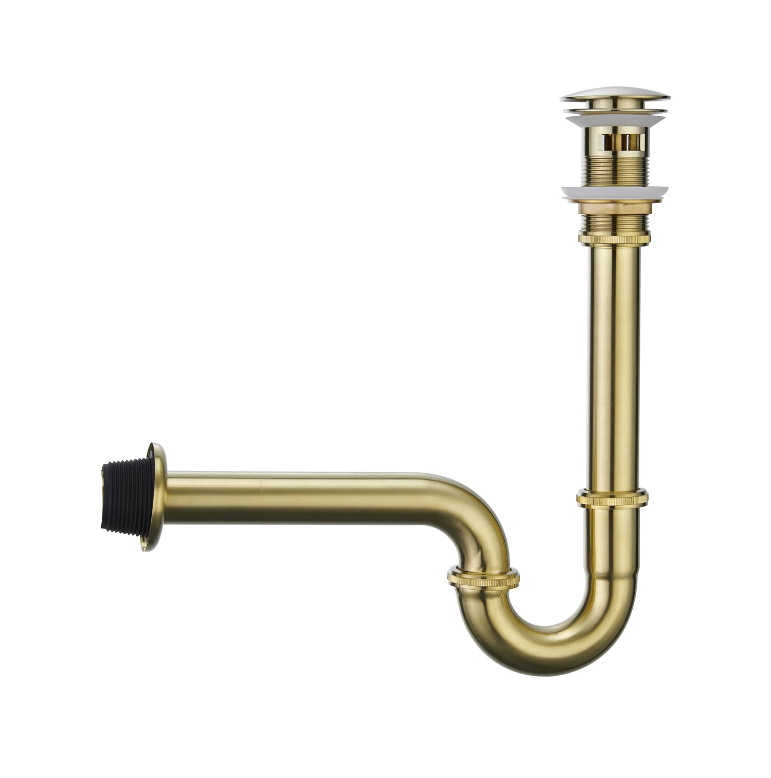 GORDEE Bathroom Sink Stopper Bottle Trap, U-Shape 1-1/4 inch Slip Inlet ...