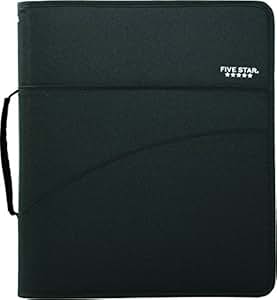 Five Star 3-inch Zipper Binder With Handle, 12-4/5 X 12-1/5 Inches ...