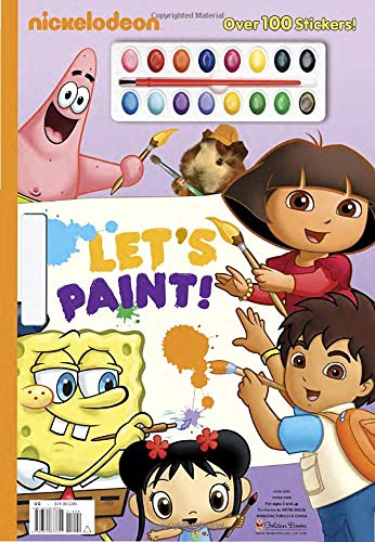 Let's Paint! (Nickelodeon) : Golden Books, Golden Books: Amazon.es: Libros