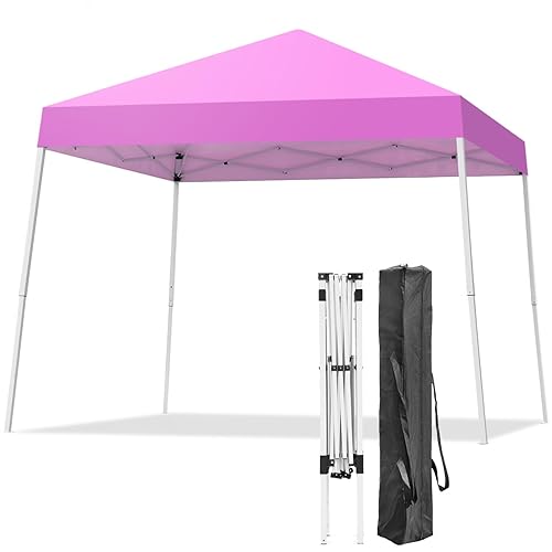 Oneofics Pop Up Canopy, 10X10 Slant Legs Instant Outdoor Canopy Tent ...
