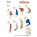 Amazon.com: Simplicity Creative Patterns US8506A Sleeves for Tops, Vest ...