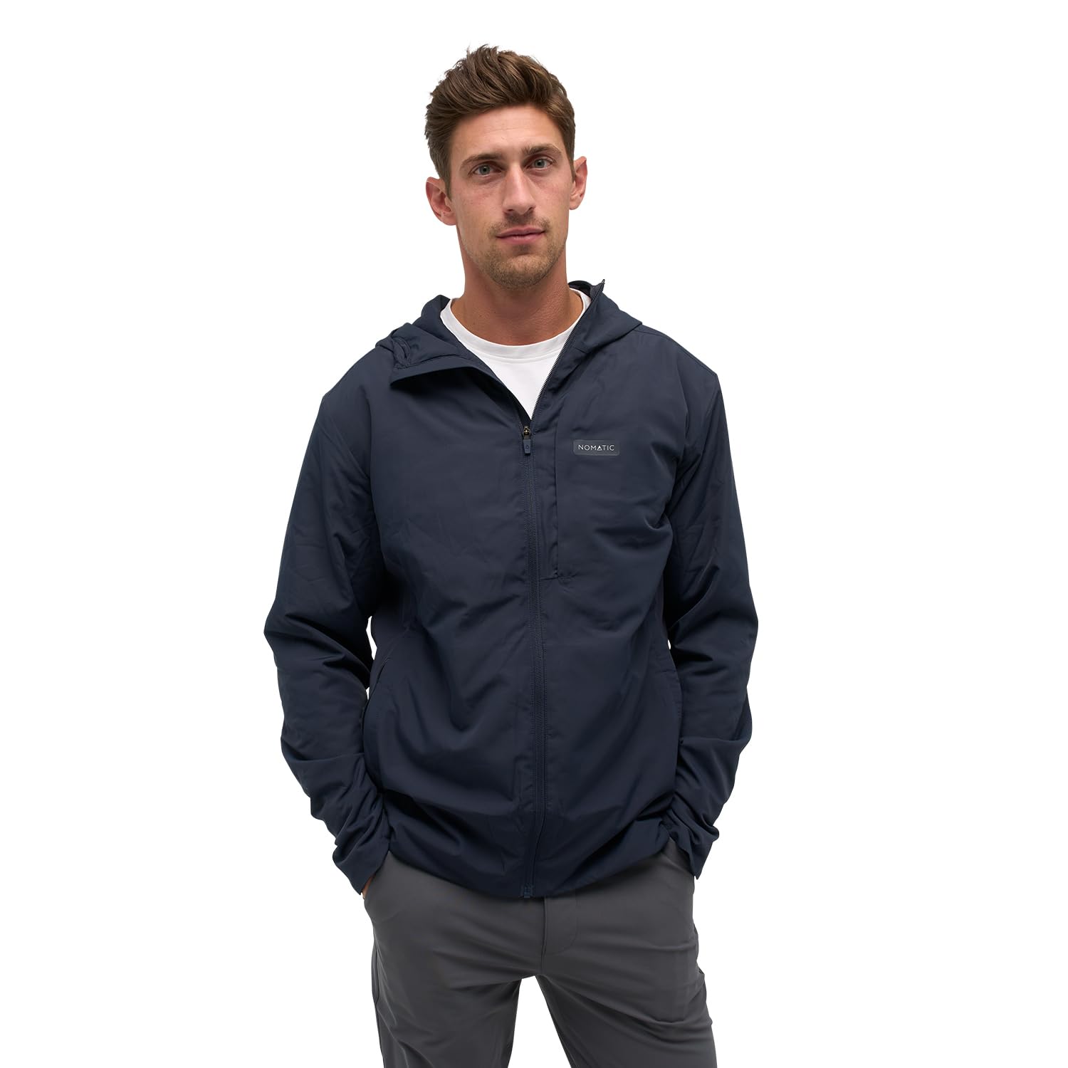 NOMATIC Outset Jacket - Hoodie: Ultimate Mens Lightweight Travel Jacket ...