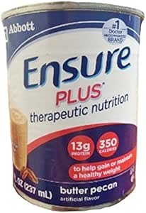 Amazon.com: Ensure Plus Ready To Use (Butter Pecan) 24/8-Fl-Oz Cartons ...