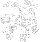 Amazon.com: Replacement Parts for Models 795 - Drive Duet Rollator ...