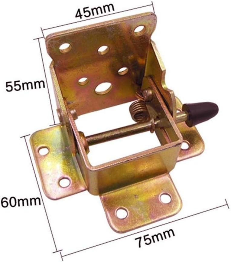 Chiloskit 90 Degree Folding Leg Brackets Lock Extension Support Folding ...