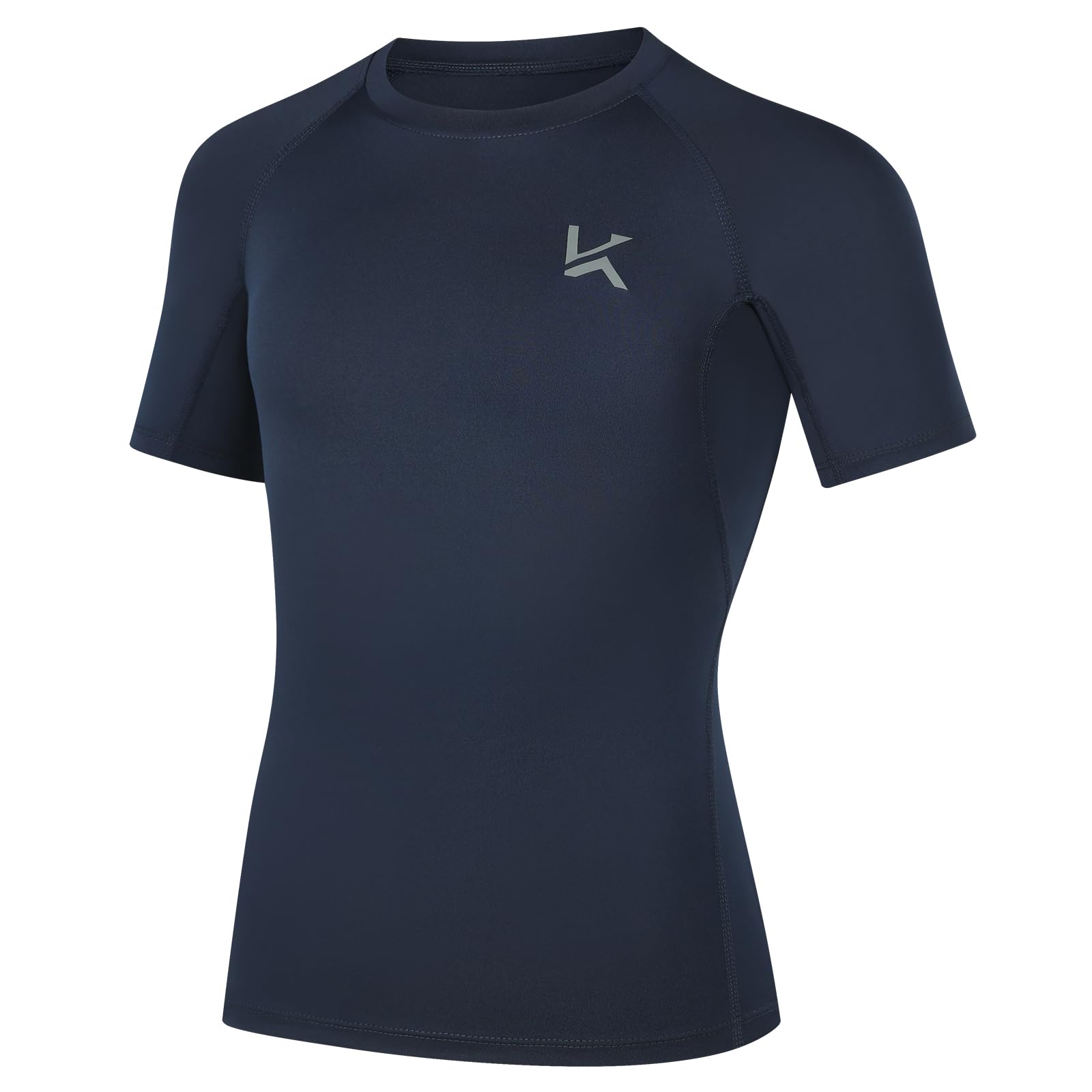 Konrunppy Boys Compression Shirts Short Sleeve Youth Kids Football ...