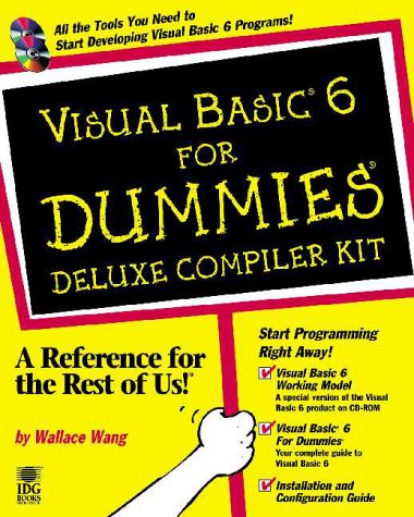 Visual Basic 6 For Dummies Deluxe Compiler Kit: 0785555018969: Computer ...
