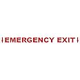 Amazon.com: StickerTalk Emergency Exit Vinyl Sticker, 14 inches by 1.5 ...