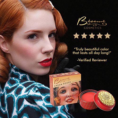 Besame Cosmetics: Cream Rouge - Vintage Blusher - Create Natural ...