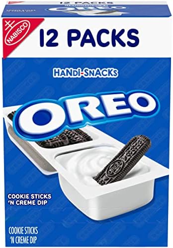 Handi-Snacks OREO Cookie Sticks 'N Crème Dip Snack Packs, 12 Snack ...