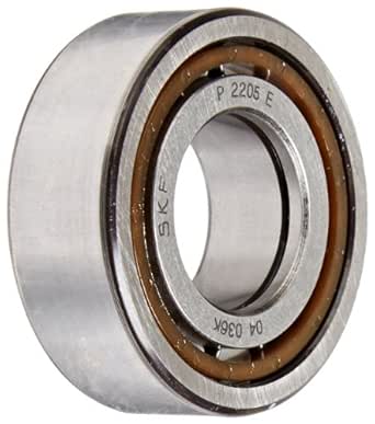 SKF Nup 2205 ECP Cylindrical Roller Bearing, Single Row, Two Piece ...