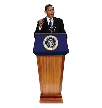 President Barack Obama With Podium Life-Size Standup Poster: Amazon.co ...